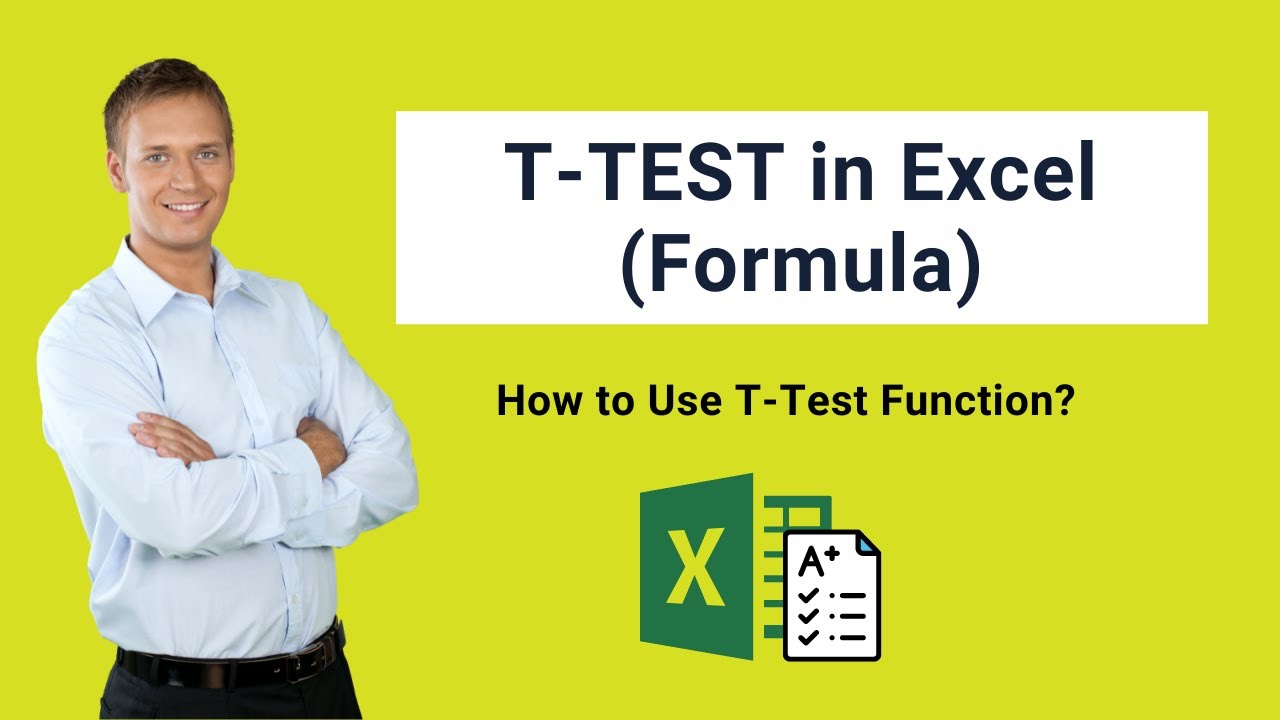 T-TEST in Excel (Formula) | How to Use T-Test Function?