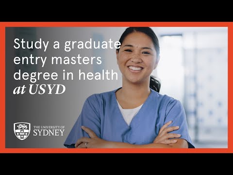 Why study a graduate entry masters degrees in health