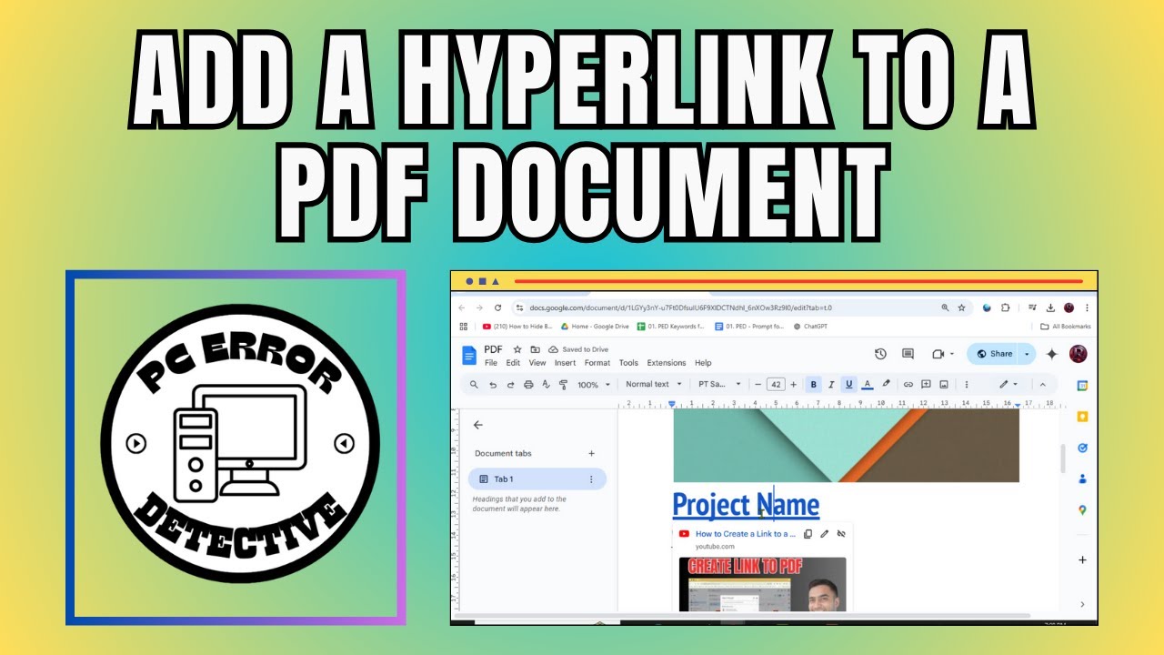 How To Add A Hyperlink To A PDF Document - [2025]