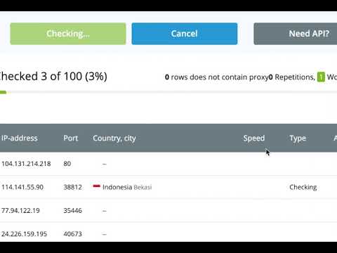 Proxy Script I made on Python3 - 80% - 90% valid proxies