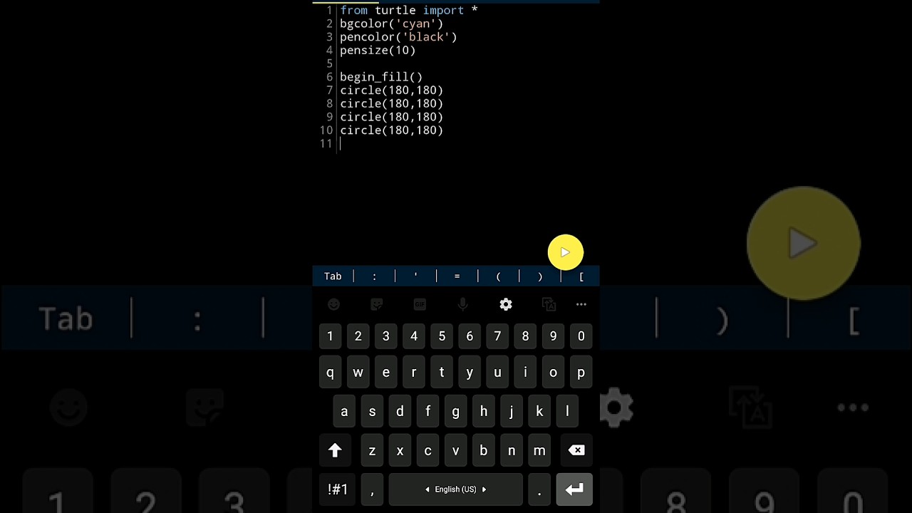 How to Draw Circle in Python turtle??? | Python#python#pythonforbeginners#pythontutorial#trending