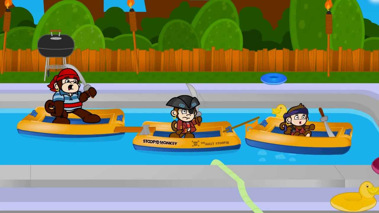 STOOPID MONKEY: Poolside Pirates