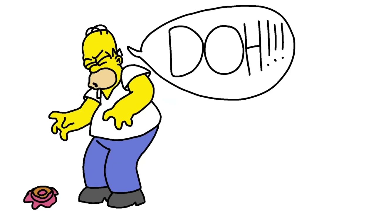 Homer D'oh (REANIMATED MEME FROM TIKTOK) 