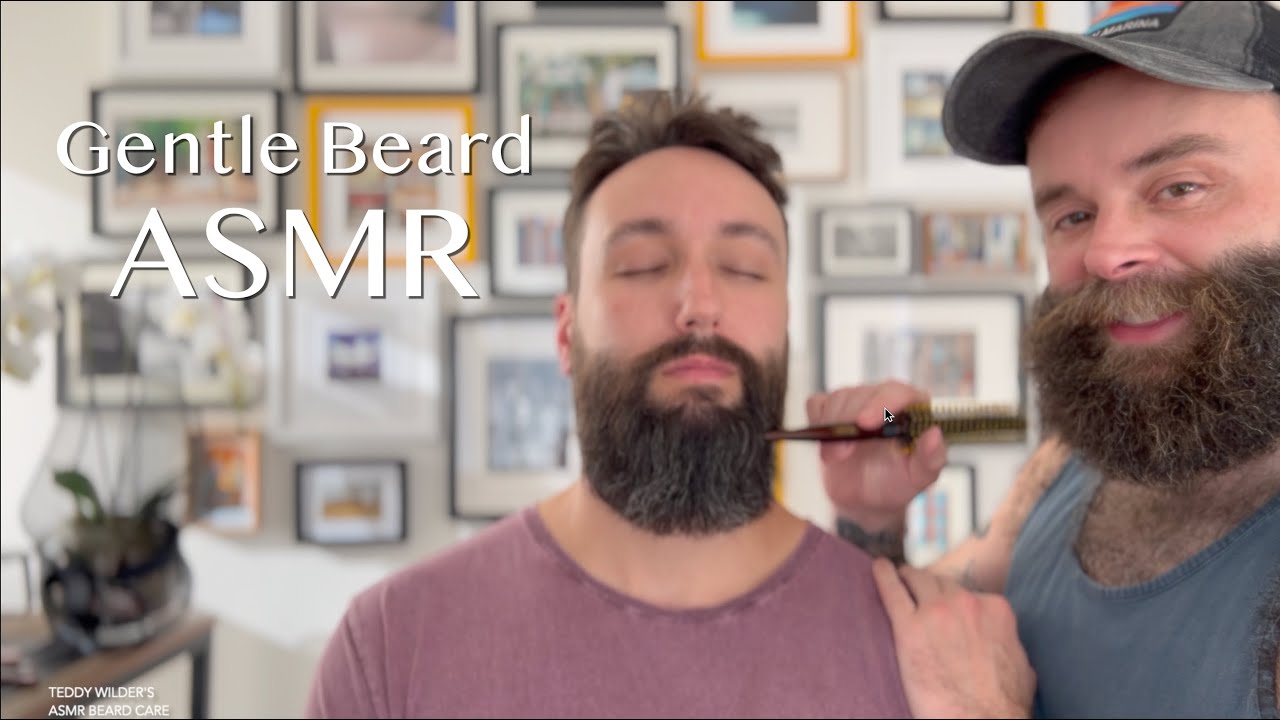 🪄 Gentle Beard ASMR | Relaxing ASMR Care | Beard Brushing & Scratching | Male ASMR with No Talking 🪄