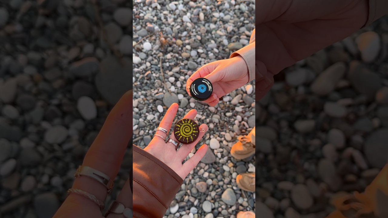 #diy pins from bottle caps☀️