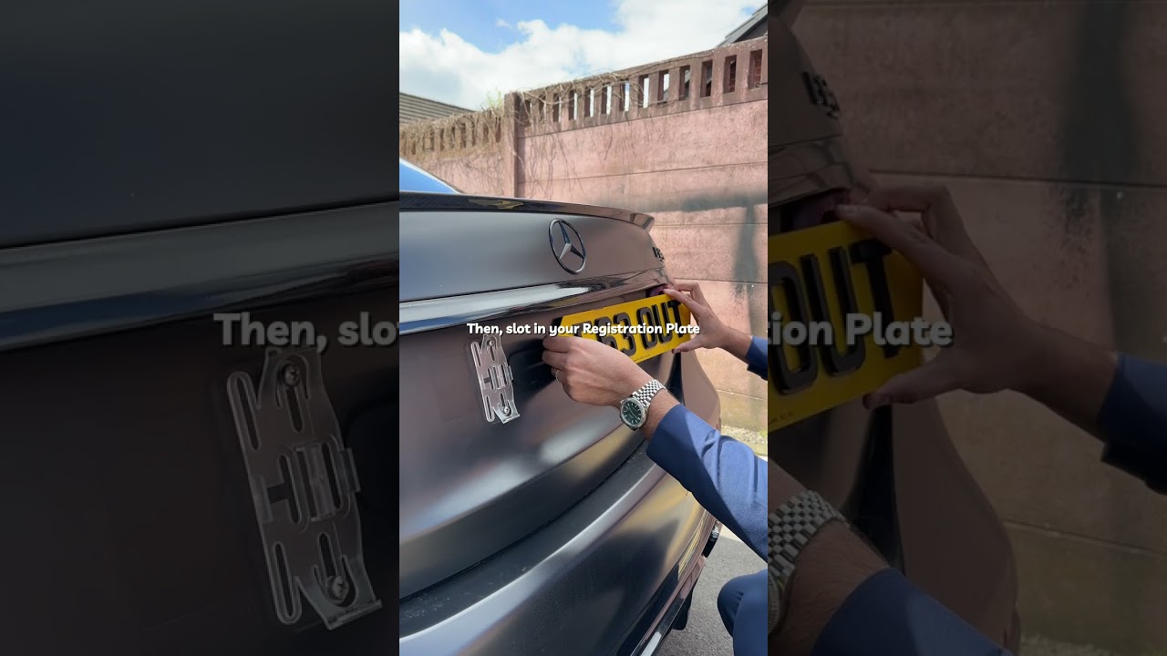 Universal Number Plate Holder  (Invisible)