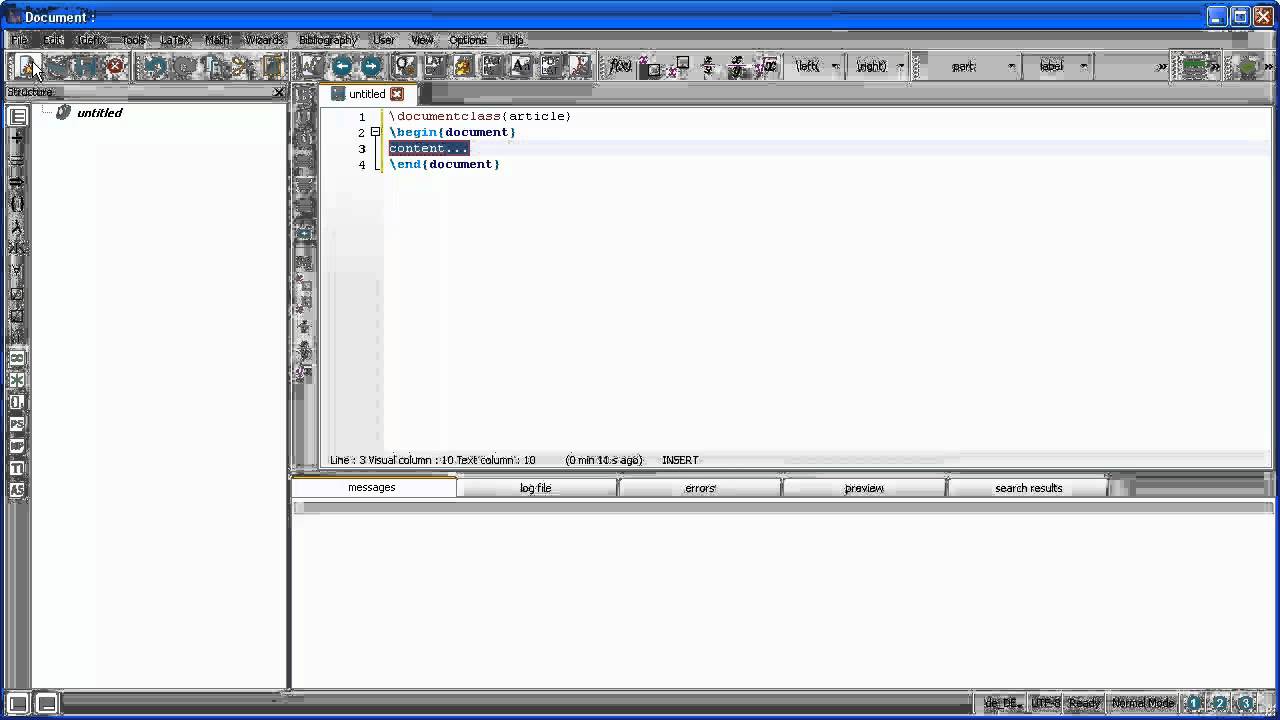 Getting Started with LaTeX 01 - Coding, Compiling, and Viewing