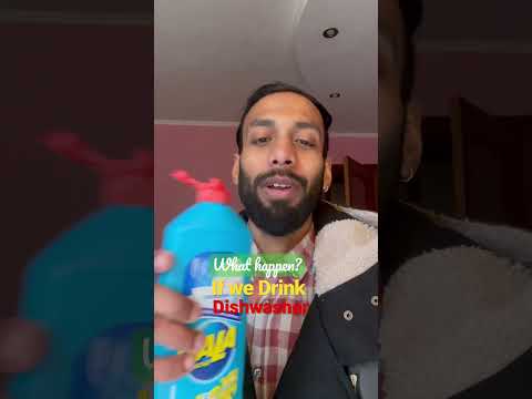 What happen if we Drink Dishwasher Liquid ???? #shorts #youtubeshorts