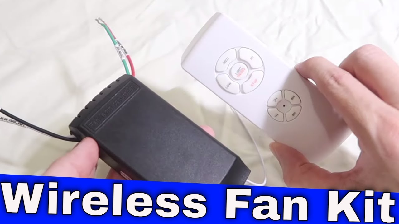 Installing a RC Ceiling Fan kit