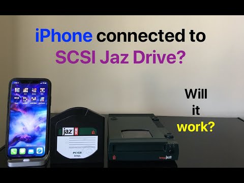 iPhone connected to SCSI Jaz Drive? WILL IT WORK?