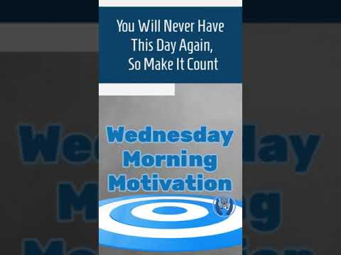WEDNESDAY MORNING MOTIVATION - Start Your Day Right #Shorts