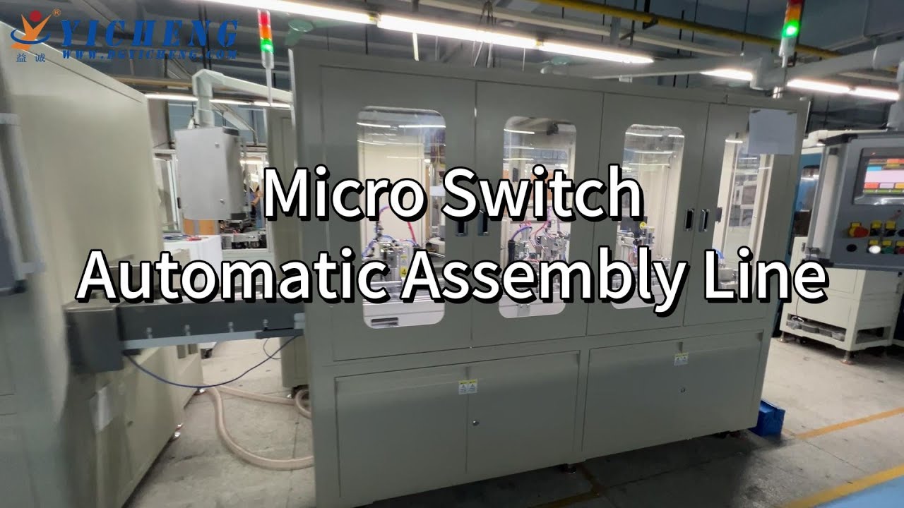 Efficient Automatic Micro Switch Assembly Line
