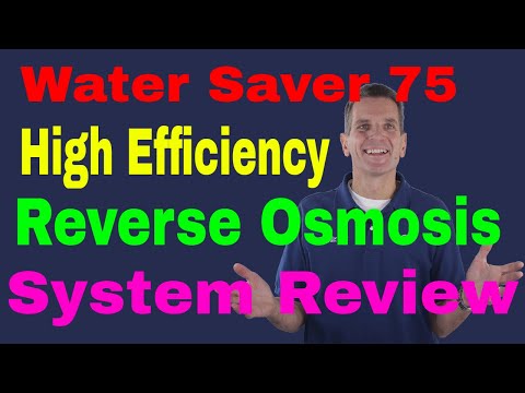 HUM WATER SAVER 75 High Efficiency REVERSE OSMOSIS Drinking Water System REVIEW