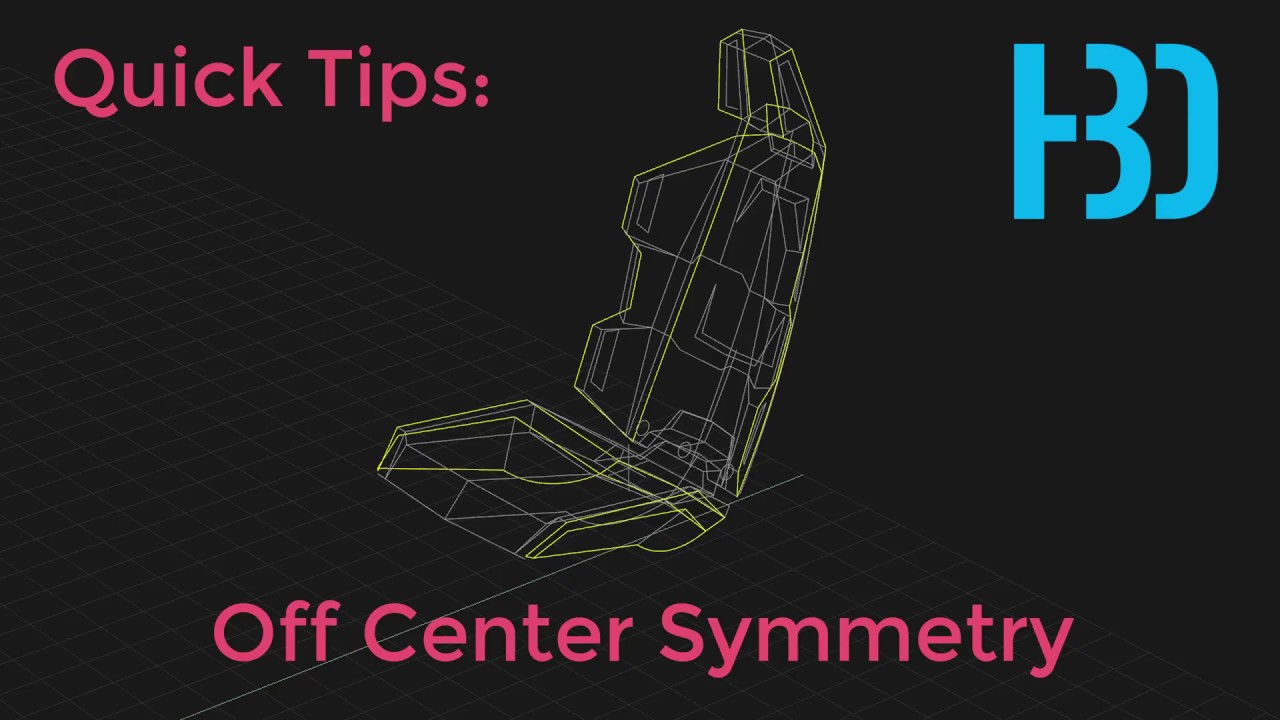 Alias Quick Tips: Off Center Symmetry