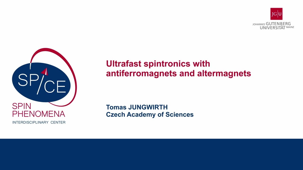 Talks - Terahertz Spintronics 2023 - Tomas JUNGWIRTH, Czech Academy of Sciences