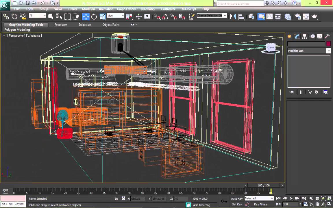 Sistema de Aire Acondicionado - 3Ds Max