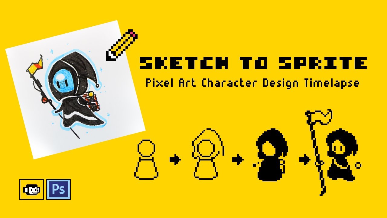 Pixel Art Sketch-to-Sprite | 