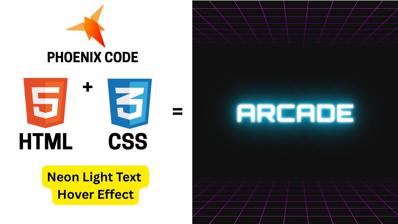 Creating a Neon Glow Text Effect with Pure CSS