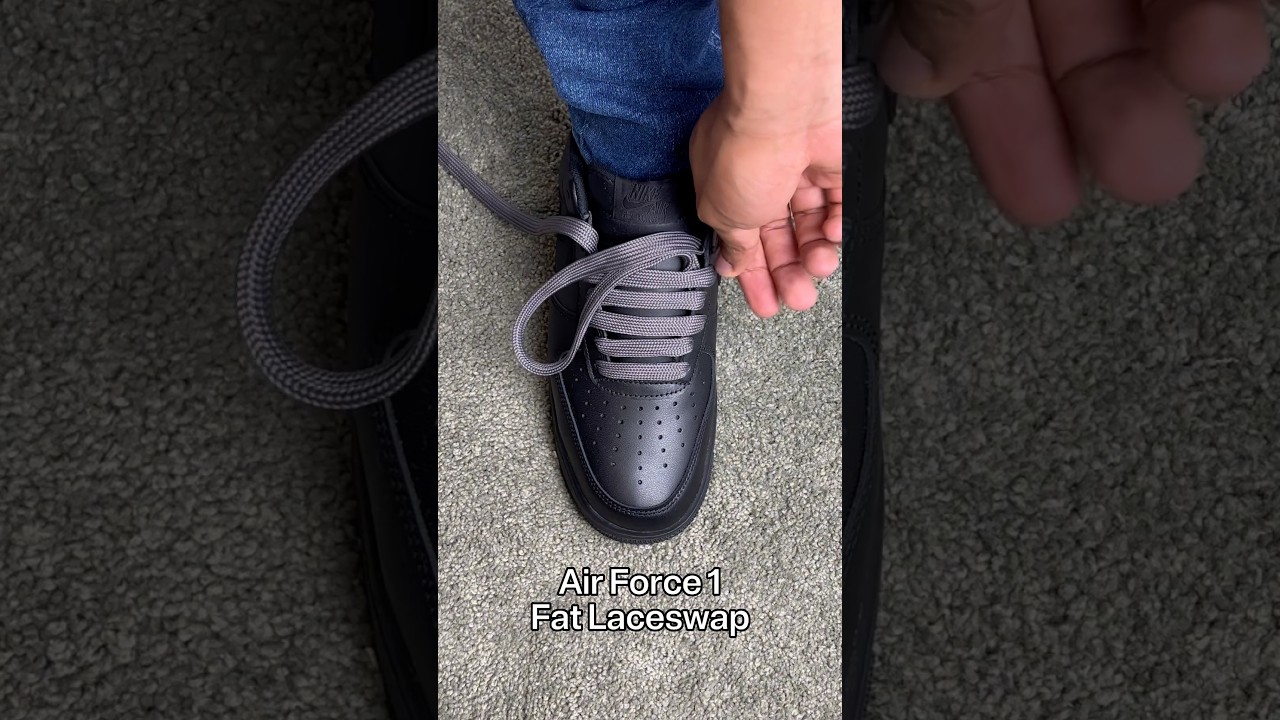 This Air Force 1 Lace Trick WillBlow Your Mind! 🤩 #airforce #sneakers