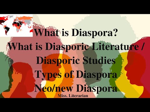 What is Diaspora? Diasporic Literature/Studies | Neo Diaspora |Types of Diaspora|Diasporic Theorist