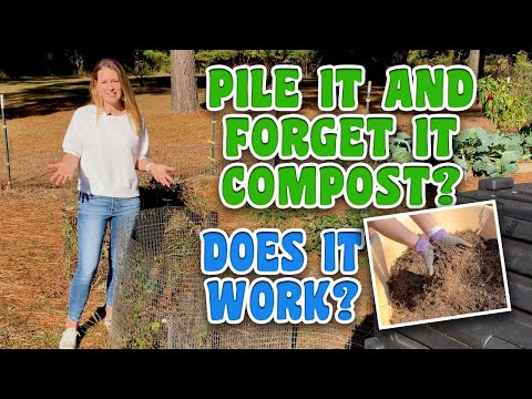 Lazy Composting: Does it work to pile it and forget it?