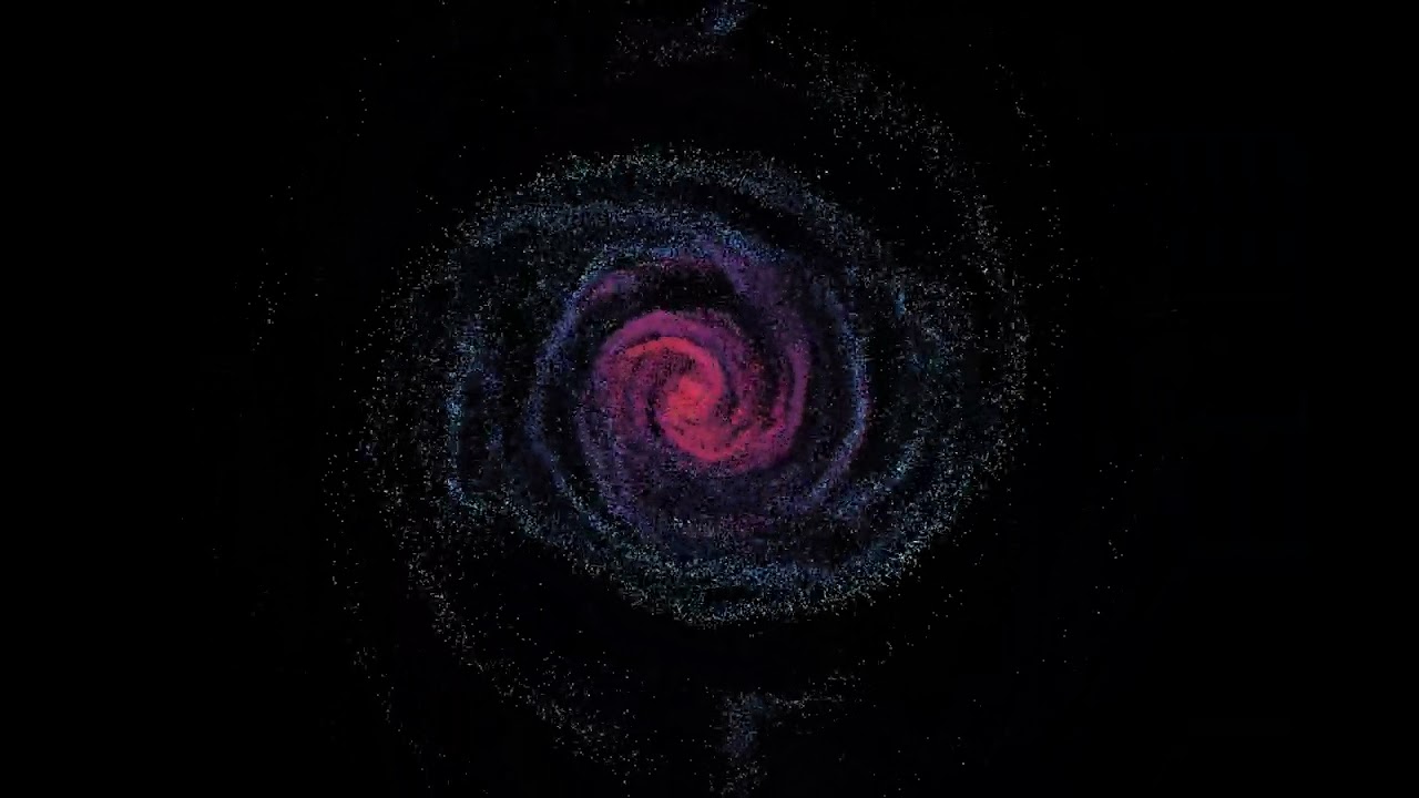 WebGPU | Galaxy with Black hole  | Source Code and Demo in Description