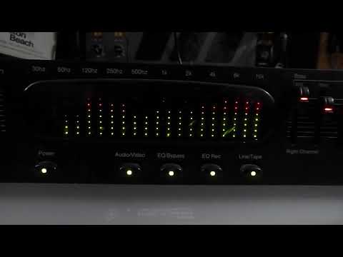 AudioSource EQ 100 dual 10 band graphic equalizer with | Reverb