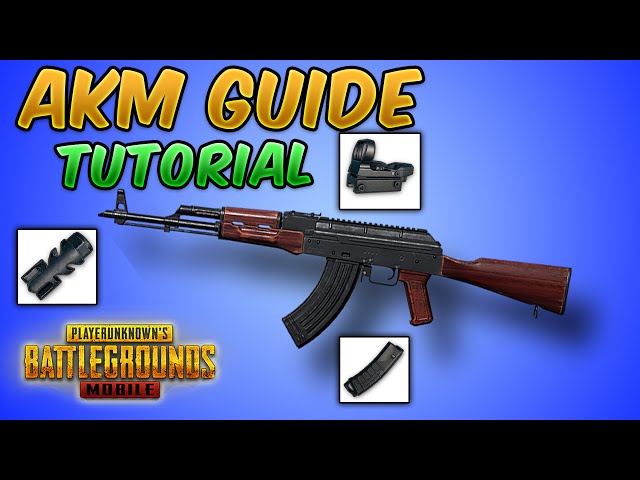 PUBG Mobile guide for controlling AKM recoil