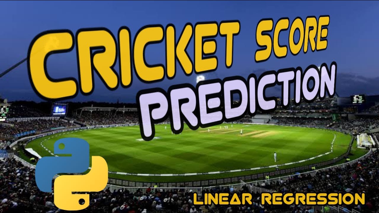 Cricket Score prediction  in python | Machine Learning | Linear regression | Python |  Unq Coder