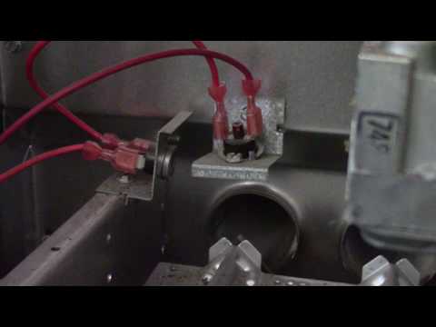 Gas heater furnace roll out MRLC safety switch information for testing and troubleshooting