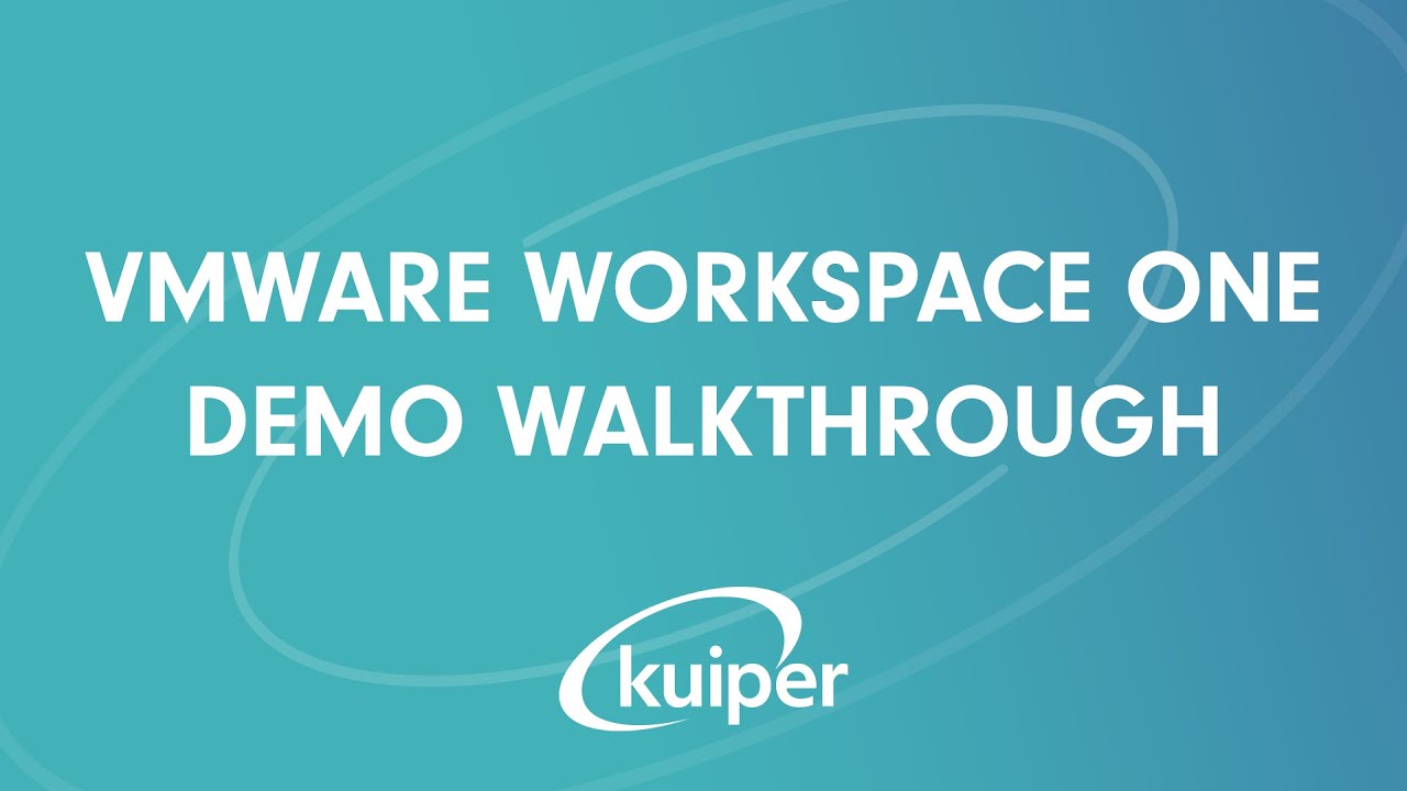VMware Workspace ONE: Demo - Feature Walk-through