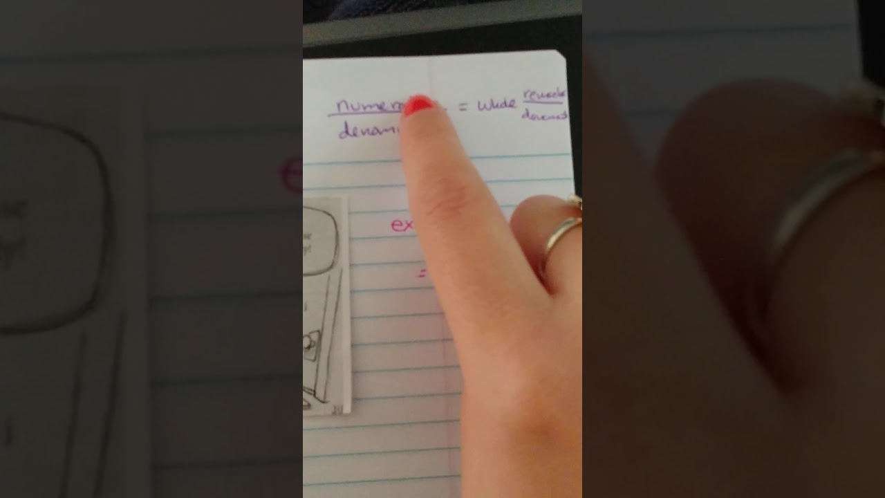 Fractions Interactive notebook page