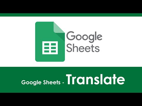 Excel - Google Translate using Google Sheet