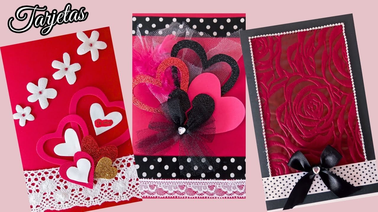 3 DIY Valentine's Day Card Ideas 💗 for the day of love and friendship