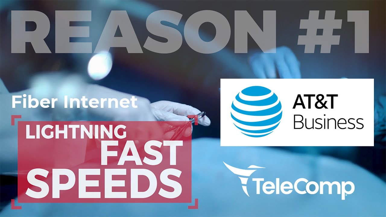 Fiber Internet for Business: Reason #1 — TeleComp + AT&T