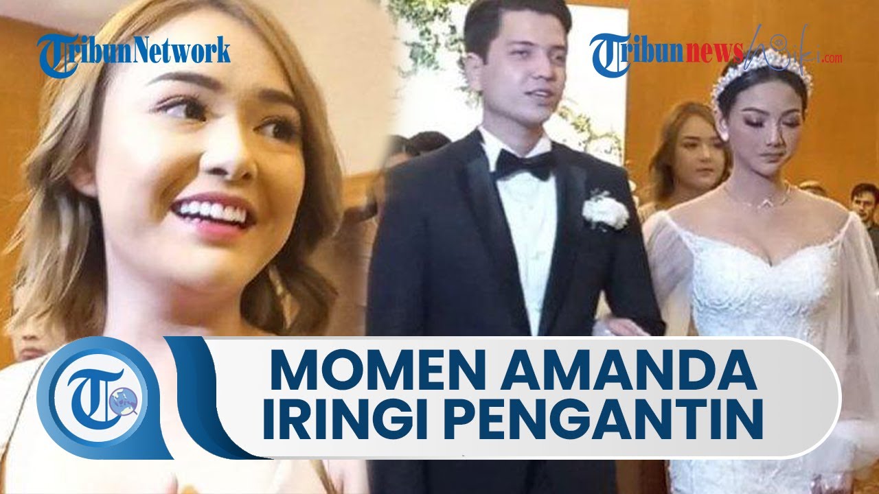 Momen Amanda Manopo Jadi Pengiring Pengantin untuk Glenca Chysara dan Rendi Jhon di Pesta ...