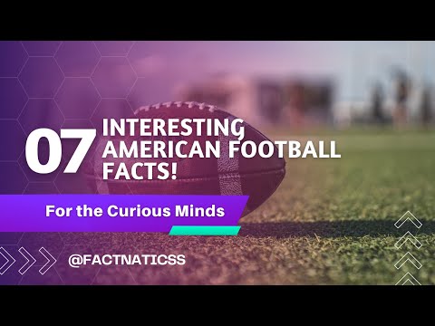 Interesting Facts About American Football! 🏈 | #AmericanFootball #SuperBowl #Playbooks #Facts