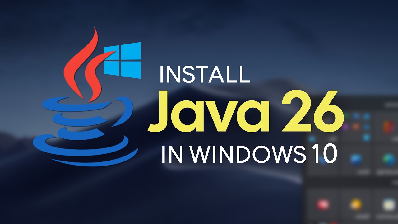 How to Install Java JDK in Windows 10