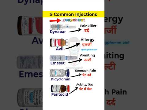 5 Common Injections πππ―ππβ¨ #shorts #doctor #injection #medicine #medical #pharmacy #youtubeshort #yt