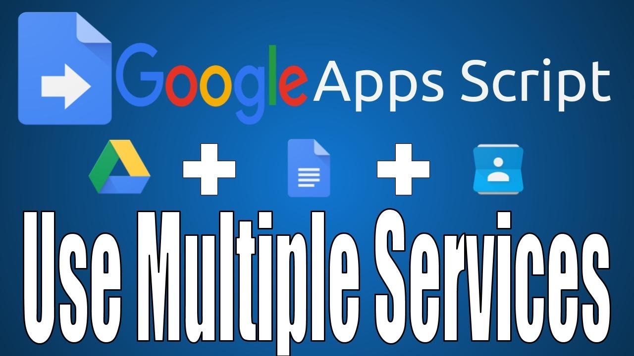 Apps Script: Using Multiple Services in a Web App