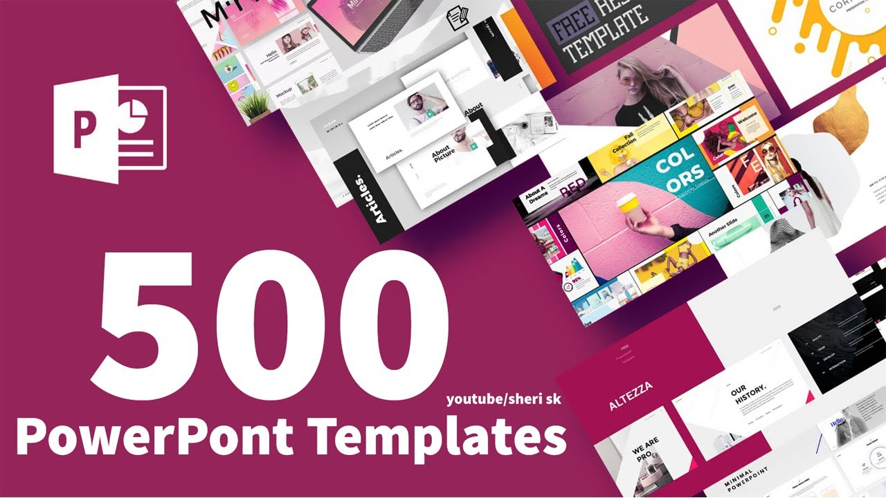 500 Business Presentation PowerPoint Templates Download In PPTX Files |English| PowerPoint Tutorial