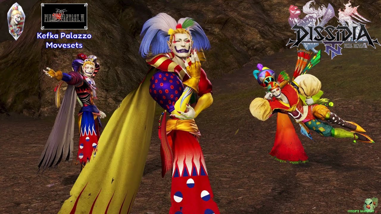 Kefka Palazzo [ Final Fantasy VI ] - Movesets [ Dissidia Final Fantasy NT ]