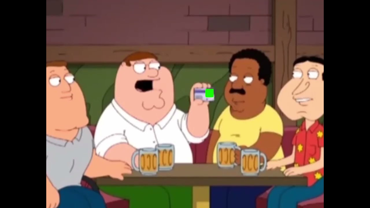 peter griffin driving licence green screen 