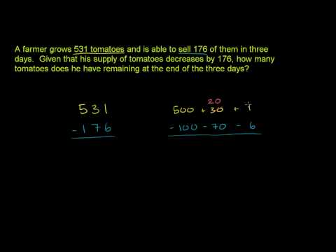 Subtraction Word Problem