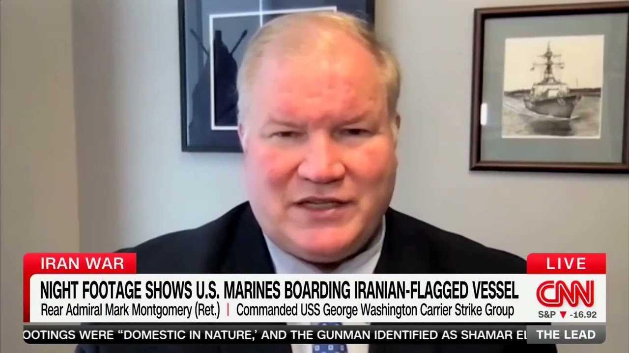 RADM (Ret.) Mark Montgomery on U.S. marines boarding an Iran-flagged vessel – CNN