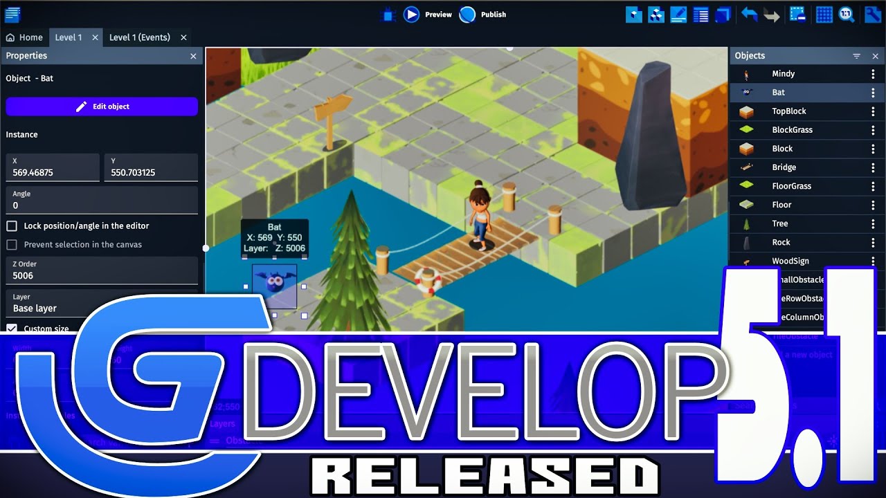 GDevelop 5.1 is Here!
