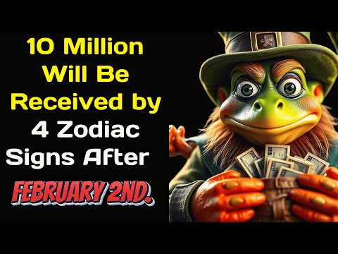 10 Million Will Be Received by 4 Zodiac Signs After February 2nd.