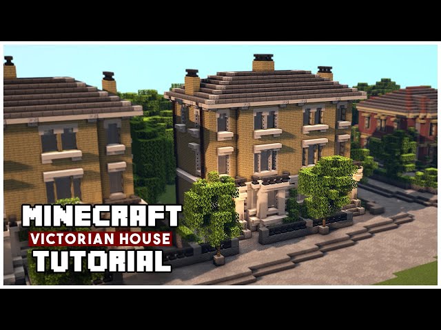 Victorian Italianate villa - semi detached townhouse Minecraft Map