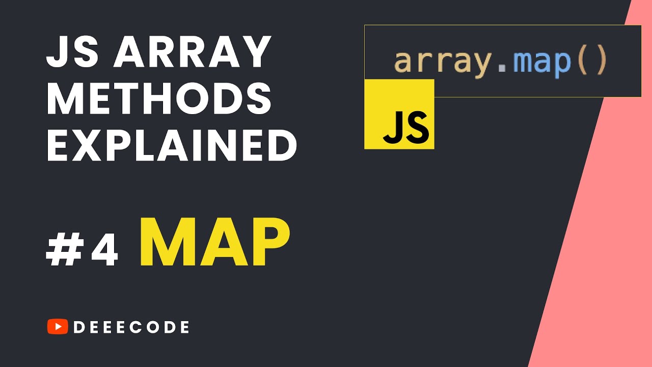 JS Array Methods Explained #4 - MAP Method
