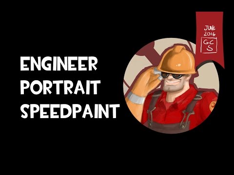 Steam Community :: Video :: TF2 Speedpaint - Engineer Portrait